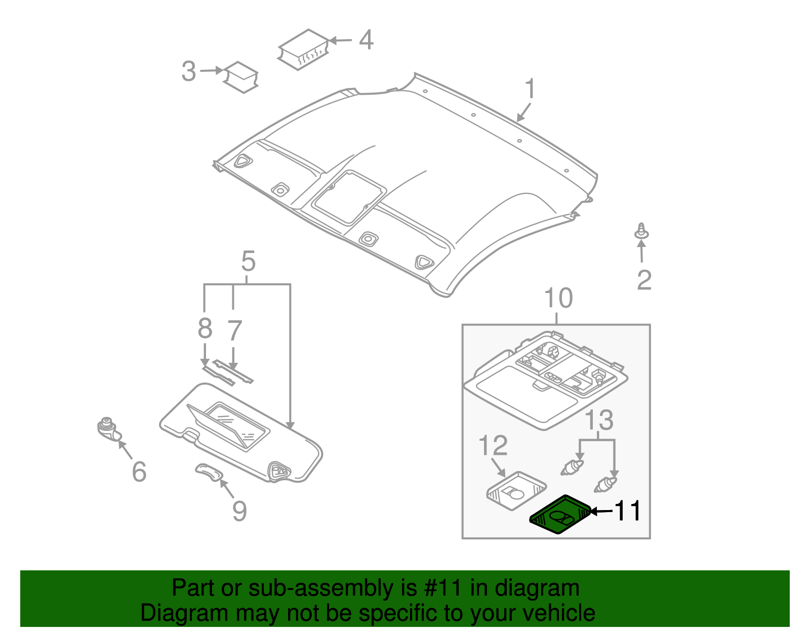 2003-2008 Nissan 350Z Lens 26442-AL500 | Team Nissan Inc.