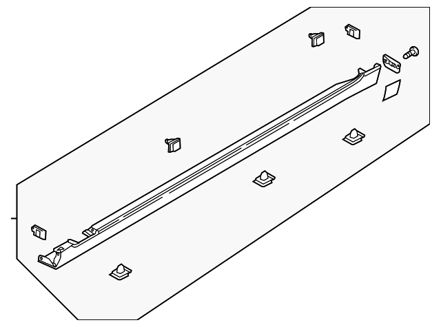 Genuine OEM Rocker Molding Part# 87752-D2000 Fits 2017-2022 Genesis G90 ...