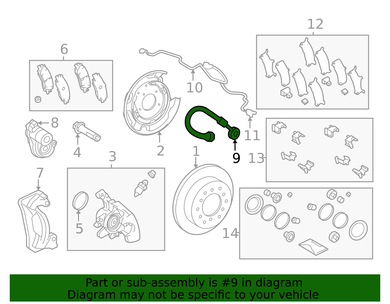 90947-A2129 - Brake Hydraulic Hose 2022-2026 Toyota | Toyota San Diego ...
