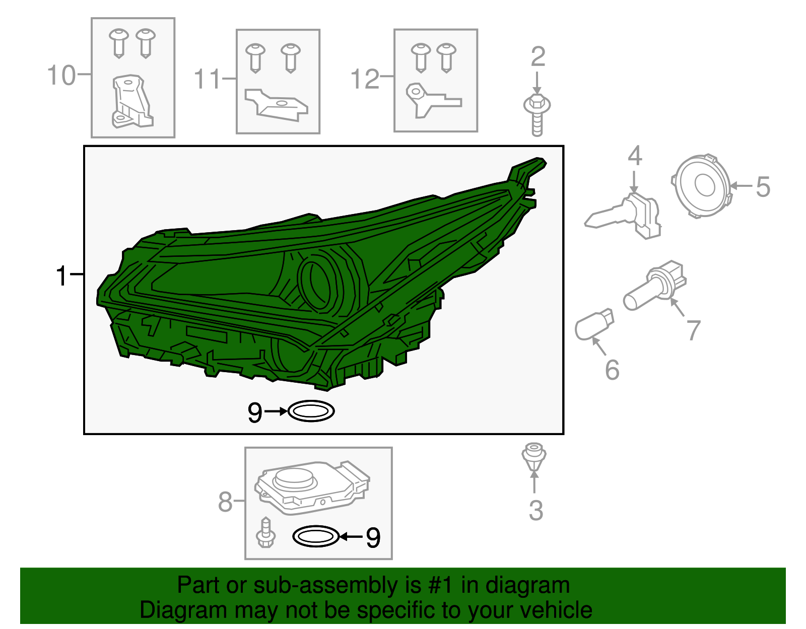 81140-78030 - Composite Headlamp 2015-2018 Lexus | Lexus of Stevens ...