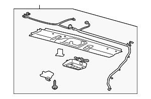 JR3Z-7603606-AB - Header Trim 2018-2023 Ford Mustang | Direct Factory Parts