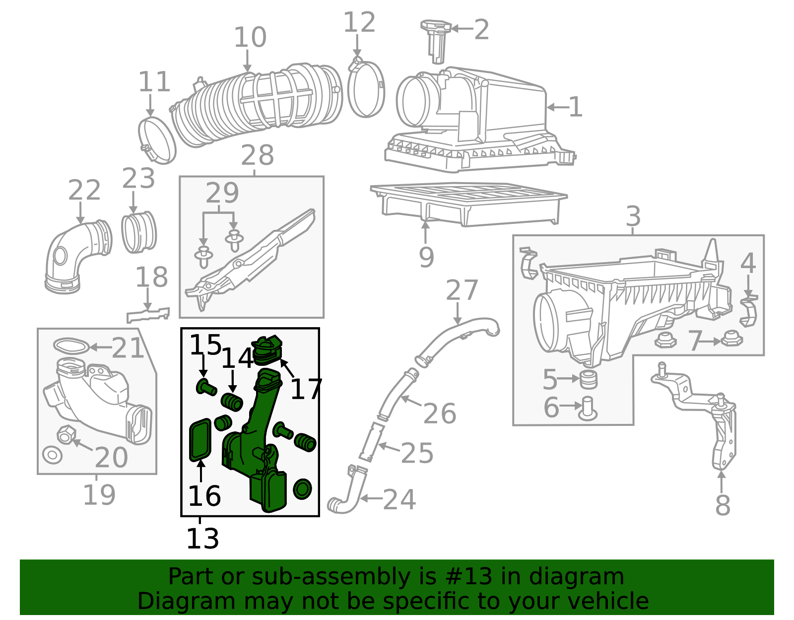 2012-2015 Honda Civic | Resonator | 17230-RX0-A00 | Honda OEM Discount ...