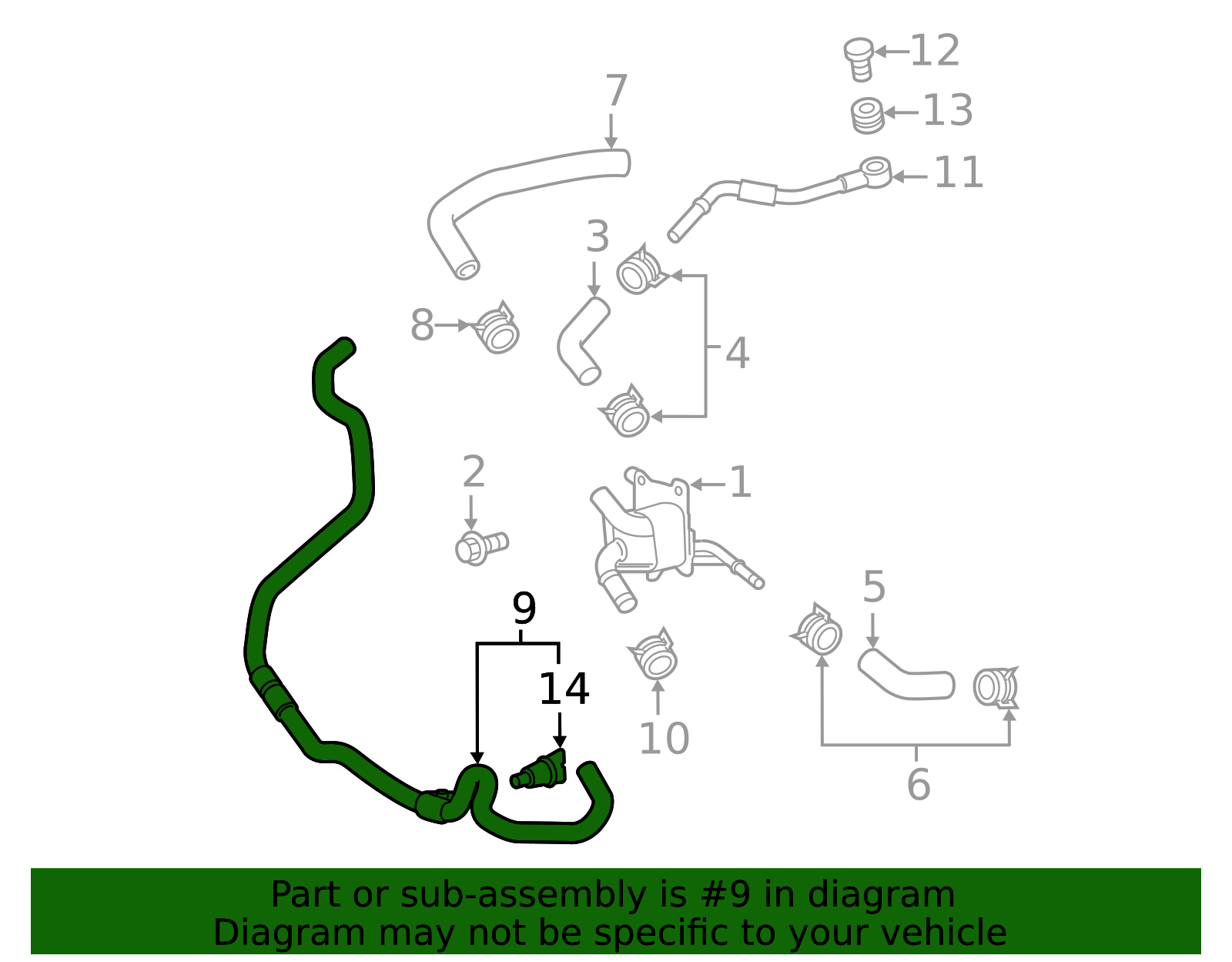 G9229-0R070 - Hose Assembly 2021-2025 Toyota | Longo Toyota Parts