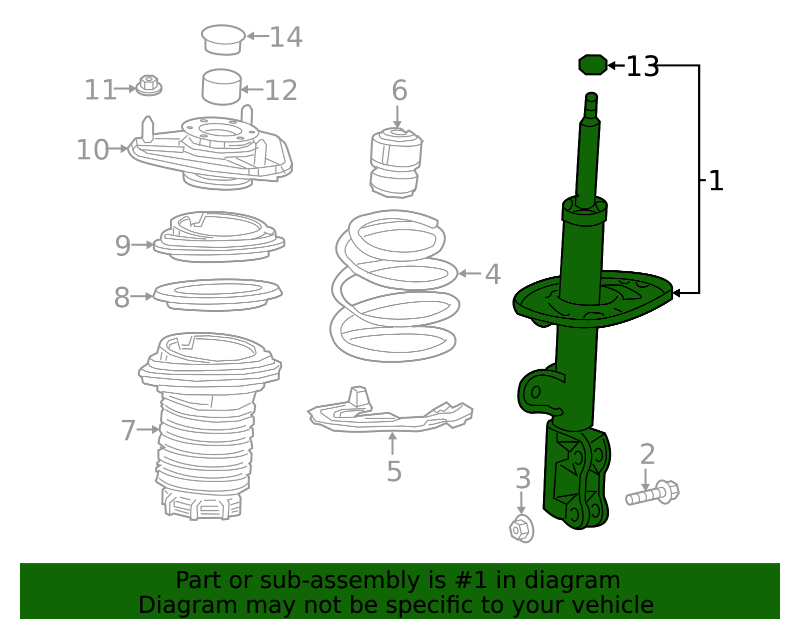 48520-80628 - High-Quality Absorber Assembly Shock for 2019-2022 Lexus ...