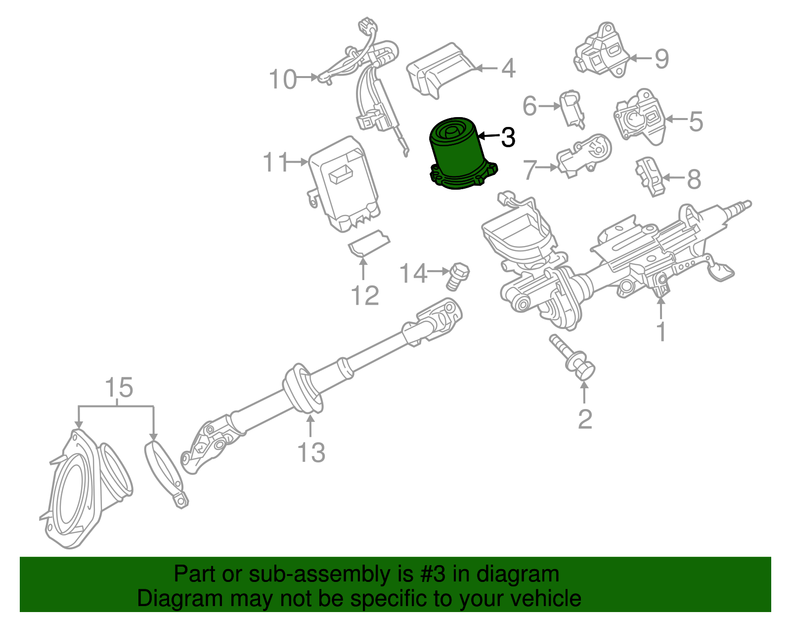 80960-0E070 - Toyota Motor Assembly 2014-2019 Toyota Highlander ...