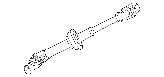 Genuine Toyota Intermediate Shaft part# 45220-0E070 for 2014-2019 ...