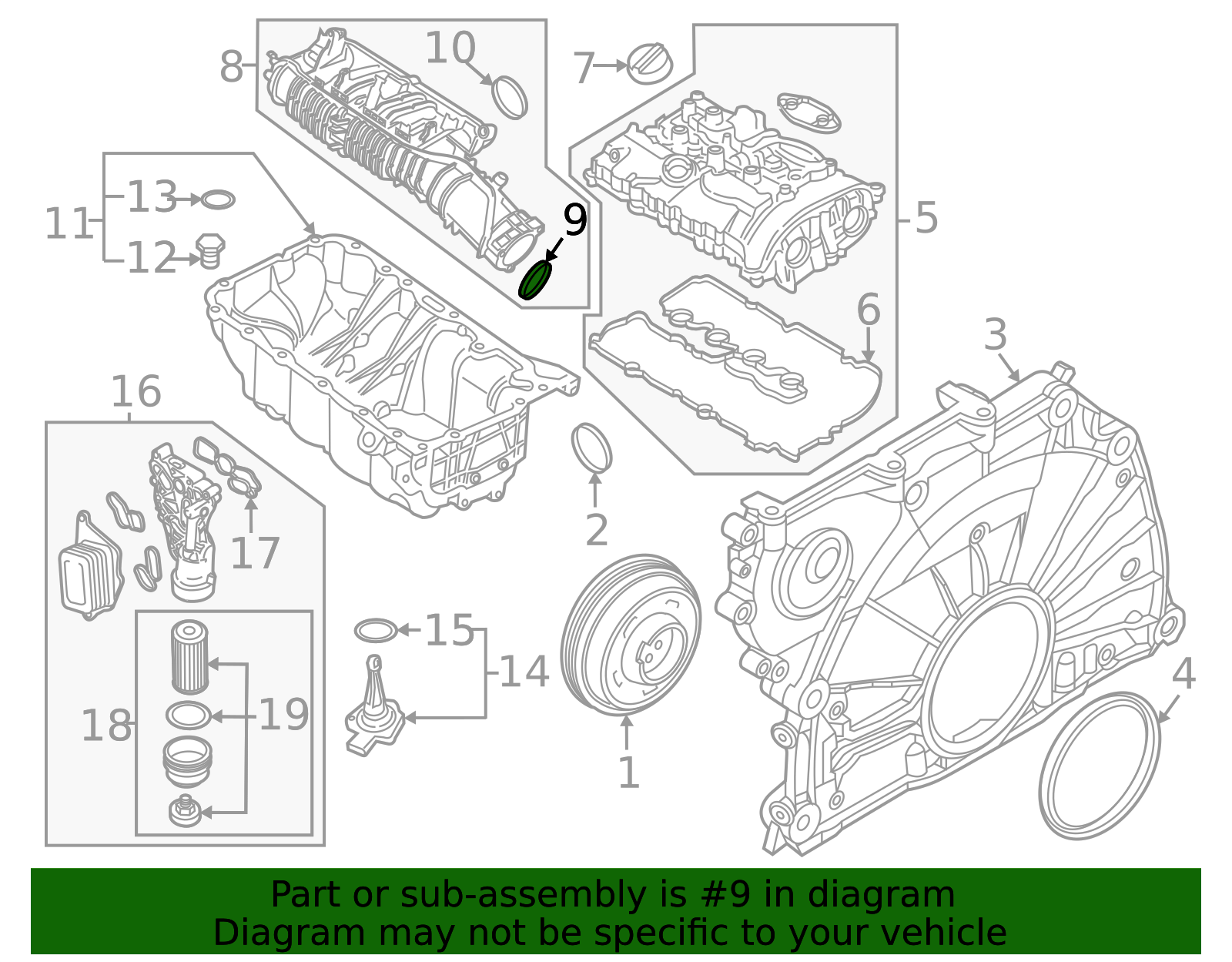 11-61-7-633-493 - Intake Manifold O-Ring - 2016-2021 BMW | Buy BMW ...