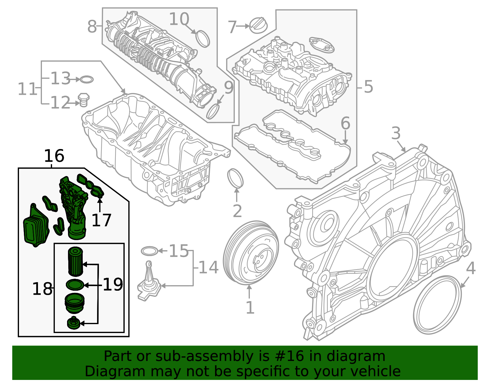 2020-2024 BMW Oil Filter Housing 11-42-8-649-177 | BMW OEM Parts