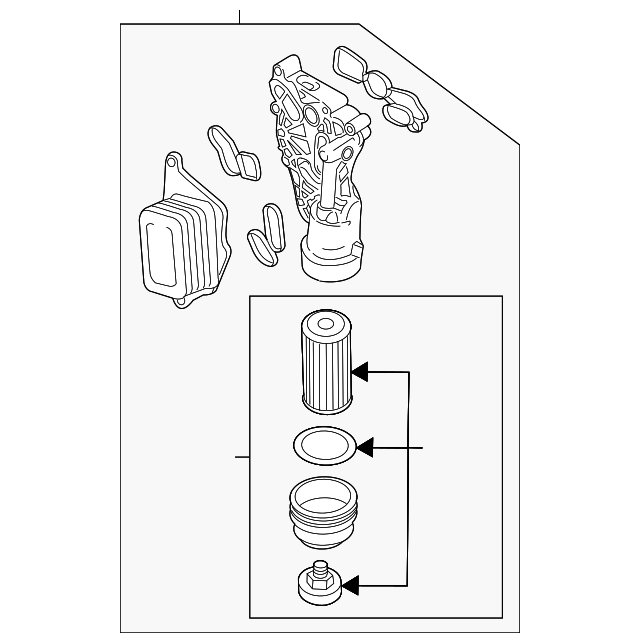 2020-2024 BMW | Oil Filter Housing | 11428649177 | BMW OEM Parts Store
