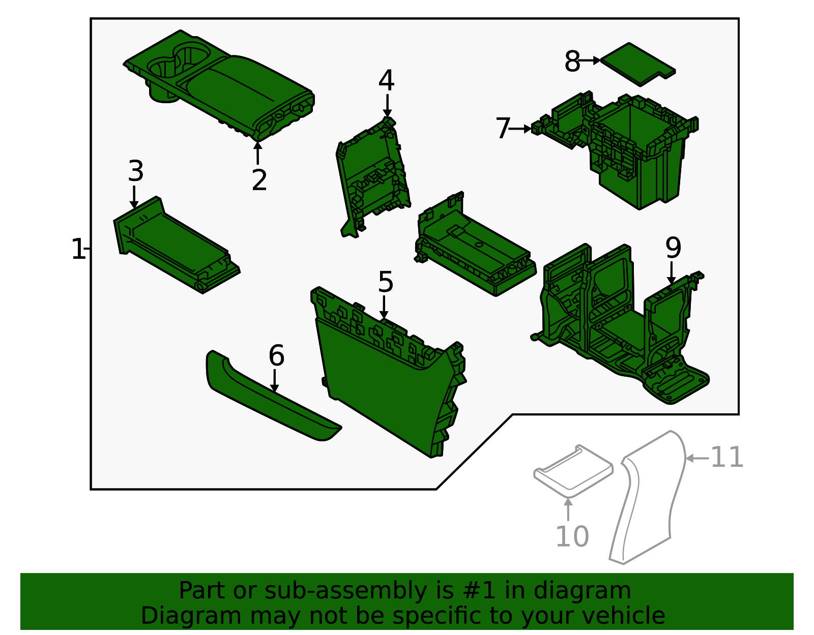 KMW7-64-410B-02 - Mazda Console Assembly 2024-2025 Mazda CX-90 ...