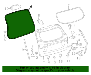 2014-2019 Toyota Highlander Body Weather-Strip 67881-0E050 | OEM Parts ...