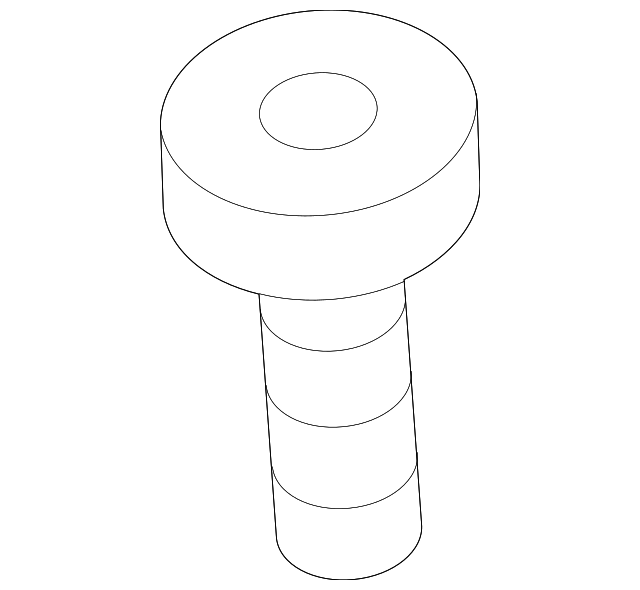 N-989-261-02 - Seat Belt Lap And Shoulder Belt Bolt 2012-2025 Audi ...