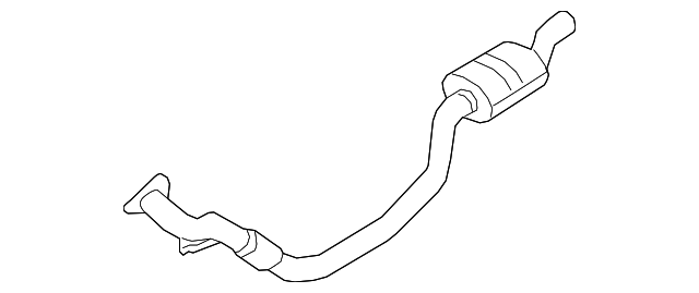 8W0-253-300-BD - Exhaust Pipe 2018-2025 Audi | Audi OEM Parts Guy