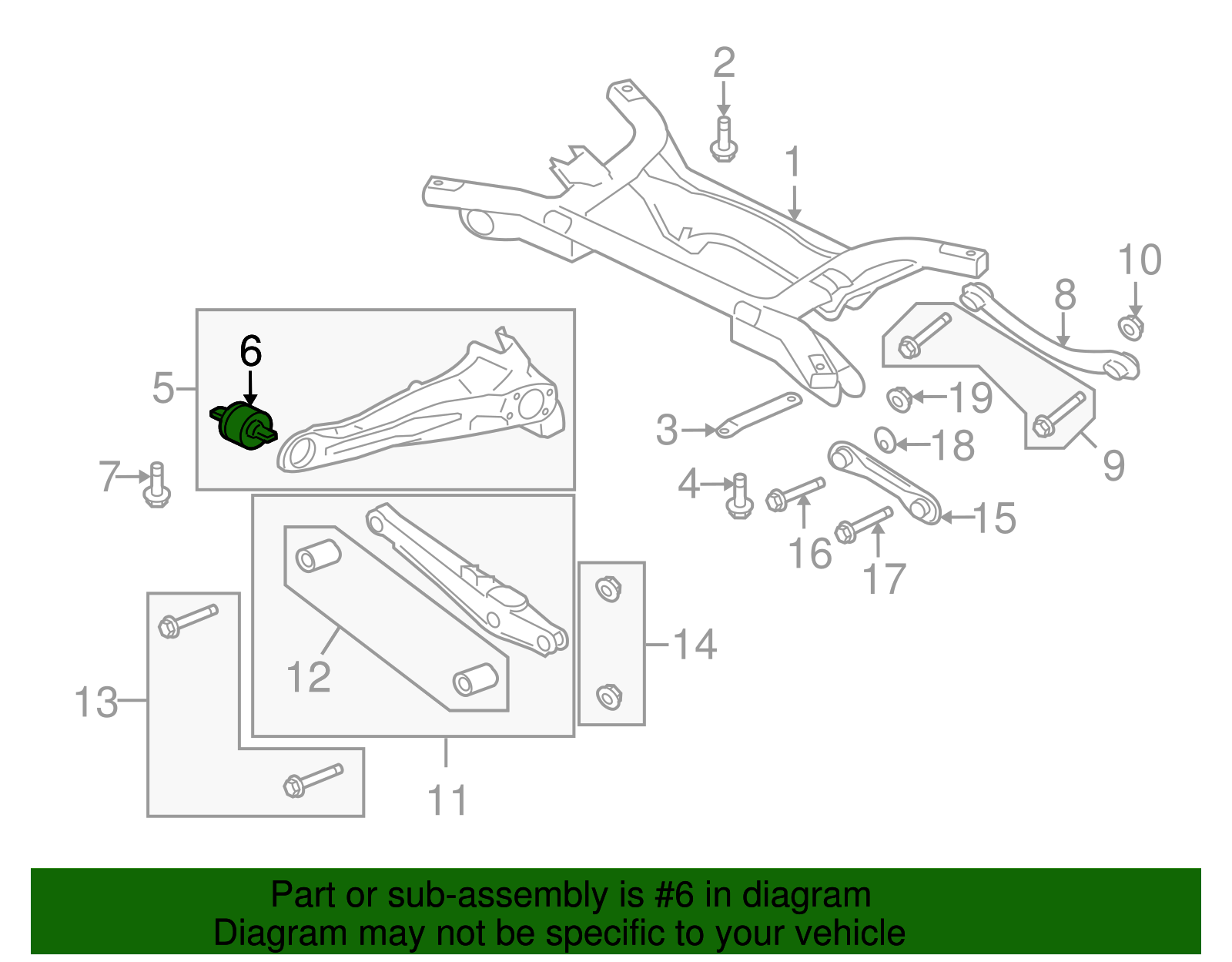 4120A181 - Bushing 2003-2017 Mitsubishi | Mitsubishi Direct Parts