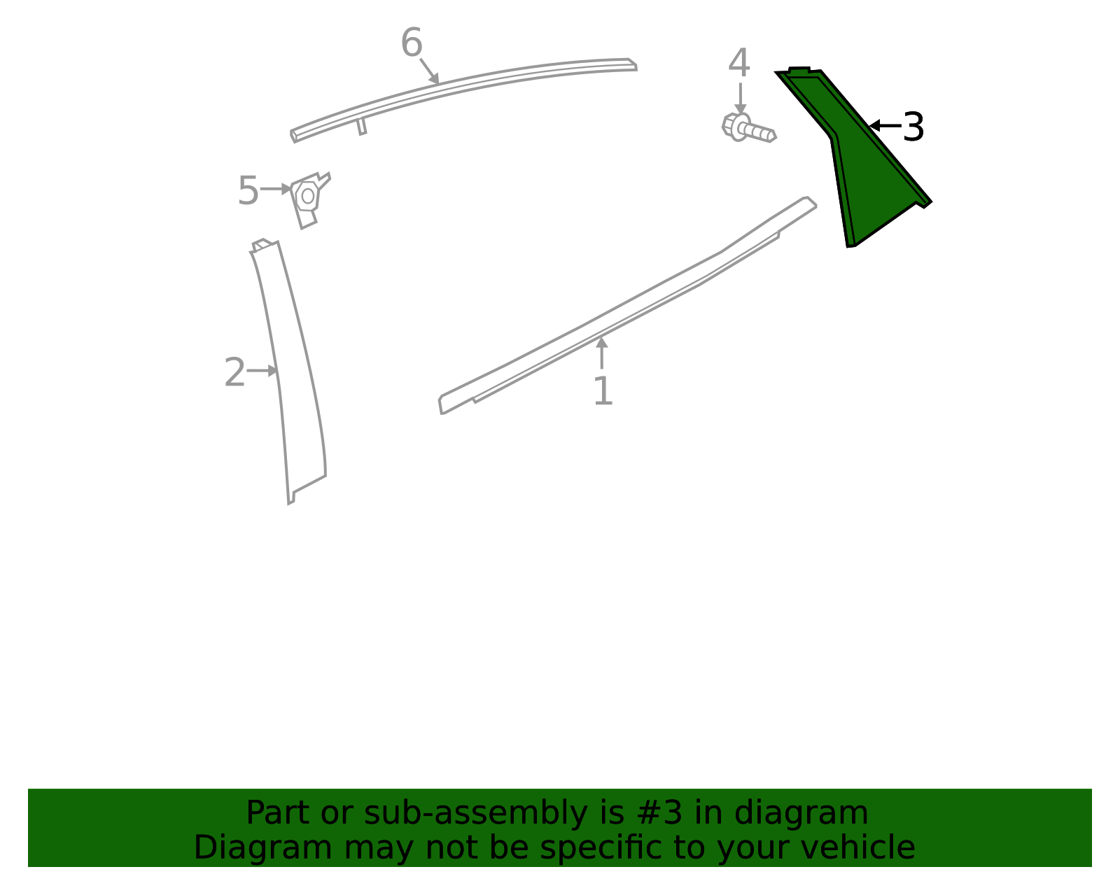 72721-TBA-A01 - Rear Applique 2016-2022 Honda | Honda Parts Online
