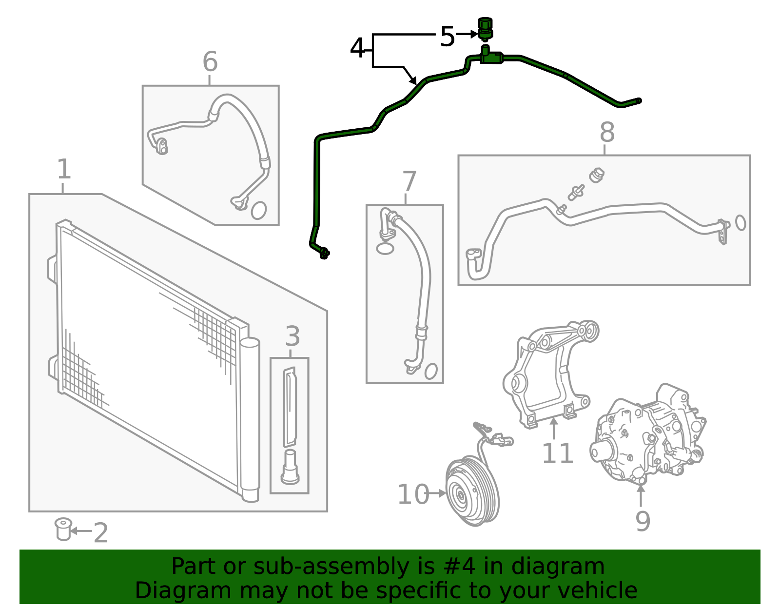 A/C Refrigerant Pipe - OEM Flow & Seal Line | AutoNation Parts