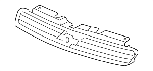 2006-2011 Chevrolet Front Upper Grille 10333709 GM | GMPartsDirect.com