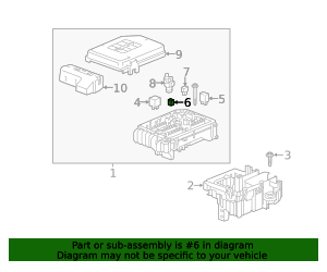 2018-2024 GM 60 AMP Fuse 84070935 GM | GMPartsDirect.com