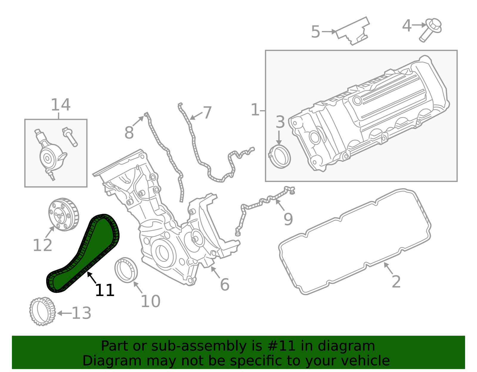 al3z6268a - High-Quality Timing Chain for 2010-2022 Ford | AutoNation Parts
