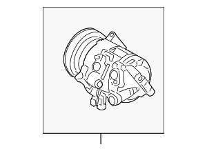 Genuine A/C Compressor for 2014-2017 Land Rover | Land Rover Part ...