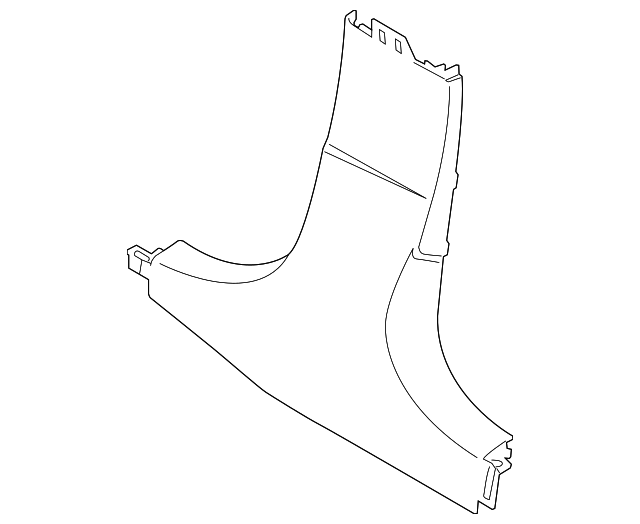 51-43-7-481-638 - 2019-2024 BMW - Lower Center Pillar Trim | BMWPartsHub