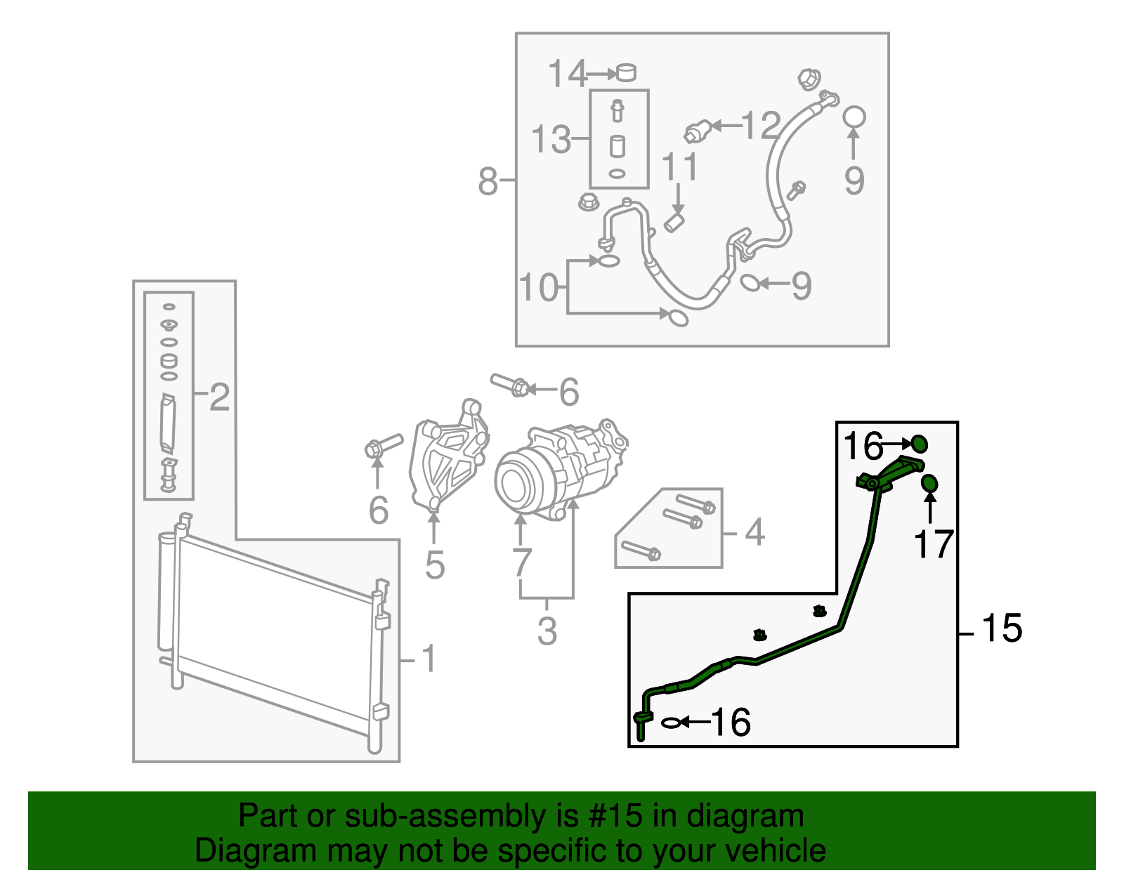 OEM GM Air Conditioning Evaporator Thermal Expansion Valve Tube For ...