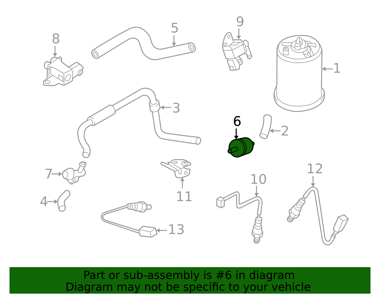 14958-EM30A - Vacuum Valve 2007-2025 Nissan | Official Nissan Parts Store