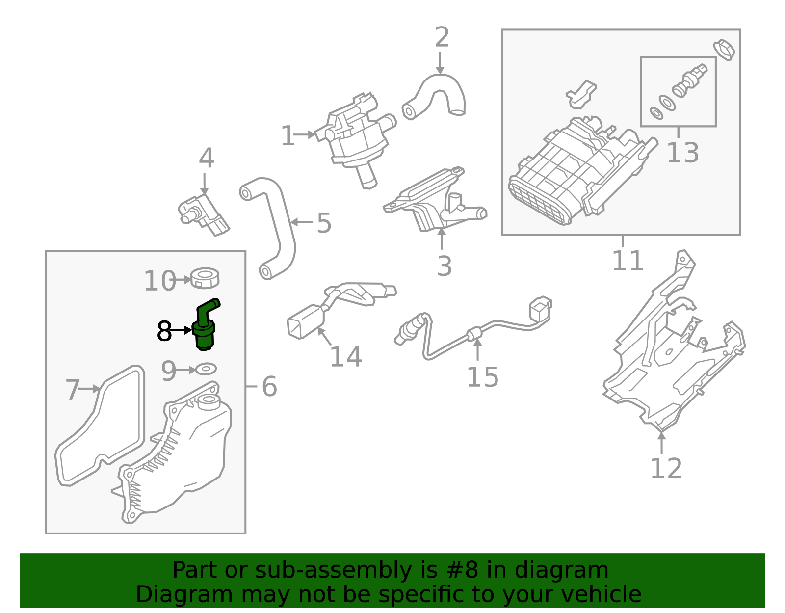 2012-2025 Mazda PCV Valve PE01-13-890 | OEM Parts Online