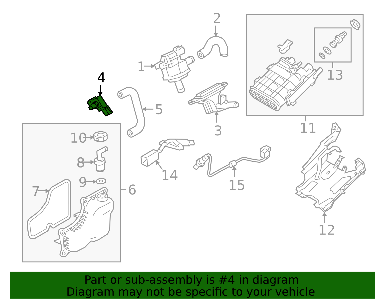 PE0218211 - Mazda Evaporative Emissions System Pressure Sensor 2012 ...