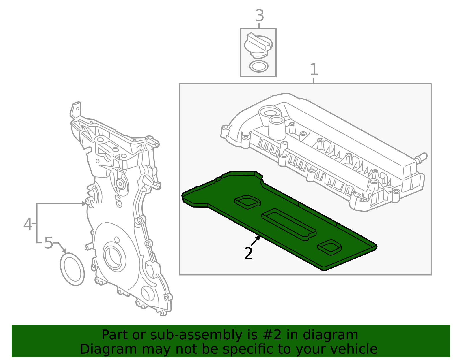 2020-2025 Ford | Valve Cover Gasket | LX6Z-6584-A | Walls' Ford Parts