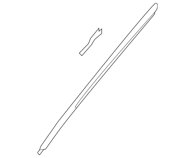 2020-2025 Toyota Highlander Side Molding 75504-0E020 | OEM Parts Online