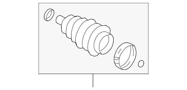 2005-2017 GM Front Wheel Half-Shaft Constant Velocity (CV) Boot Kit ...