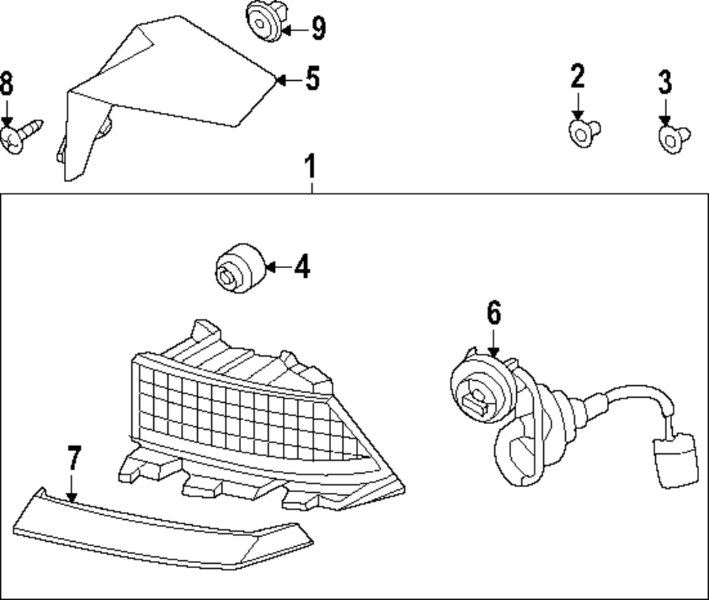 2022-2024 Hyundai Ioniq 5 Combo Lamp Assembly 92409-GI050 | OEM Parts ...