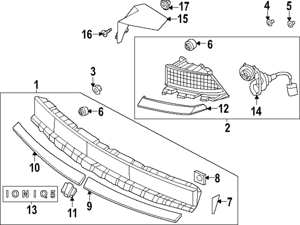 92472-GI100 - 2022-2024 Hyundai Ioniq 5 - Trim | Conicelli Hyundai