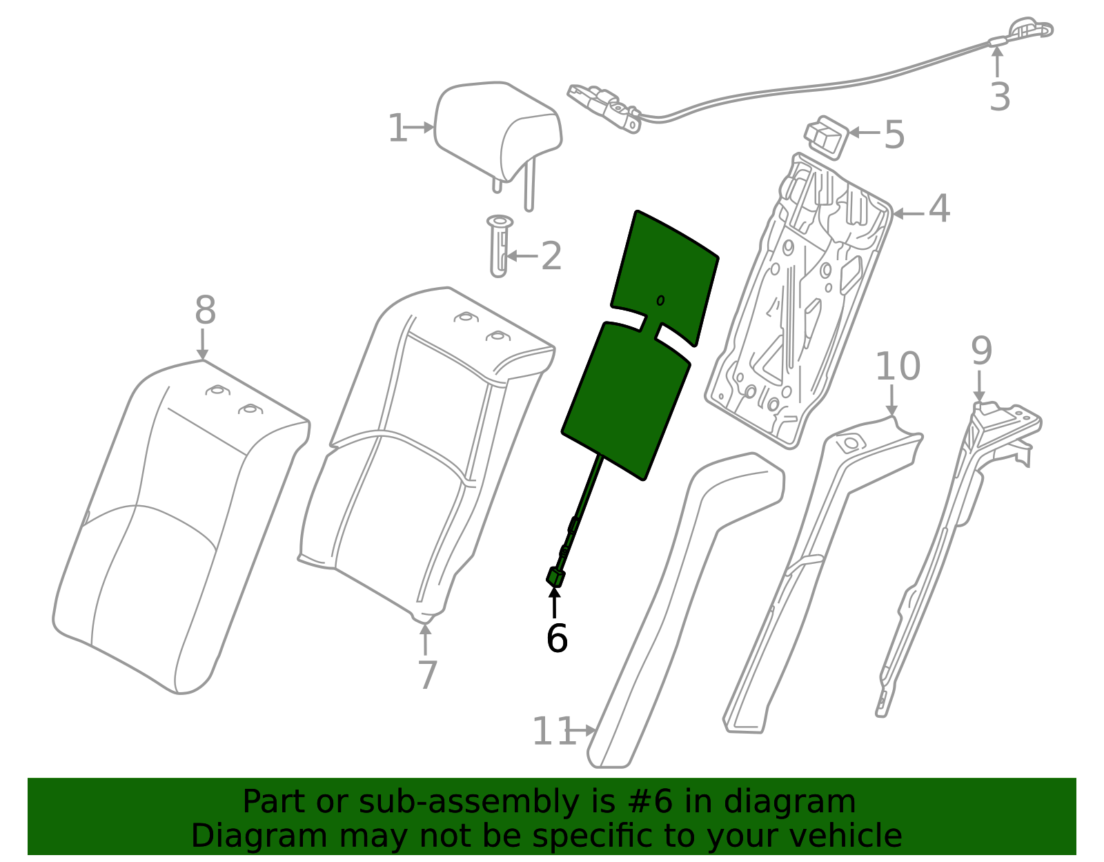 87530-30380 - Seat Back Heater Toyota San Diego Parts