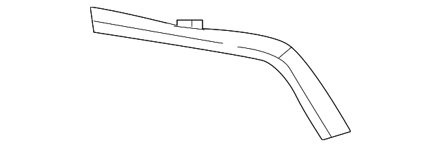 2018-2019 Mitsubishi Outlander Sport Lower Molding 6400K715 ...