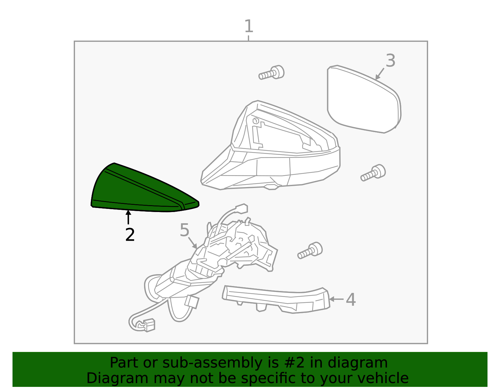 8791A-11020-G1 - High-Quality Door Mirror Cover for 2019-2024 Lexus ...