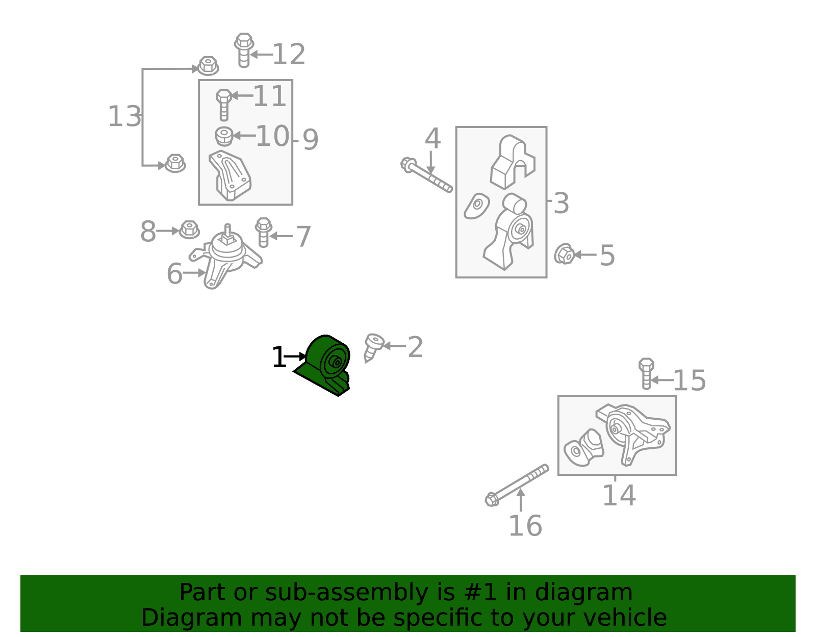 2011-2012 Hyundai Sonata Front Mount 21910-3Q100 | MotorMotor