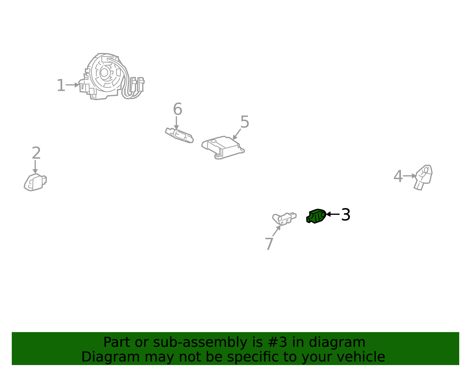 2020-2025 Toyota 2020-2024 Toyota - Side Impact Sens 8983A-0E021 ...
