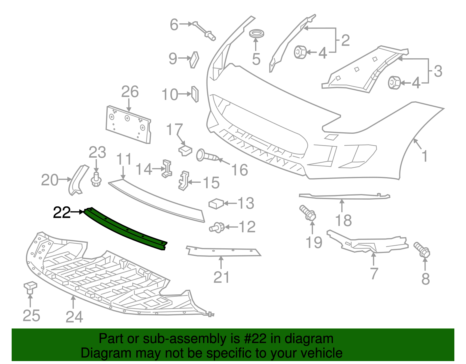 2014-2017 Jaguar F-Type Spoiler Center T2R4160 | OEM Parts Online