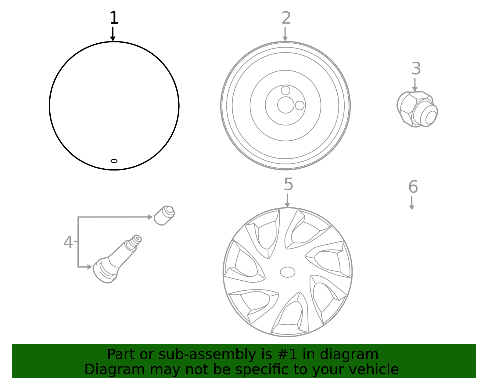 42611-WB006 - Spare Tire 2016-2020 Toyota | Toyota San Diego Parts