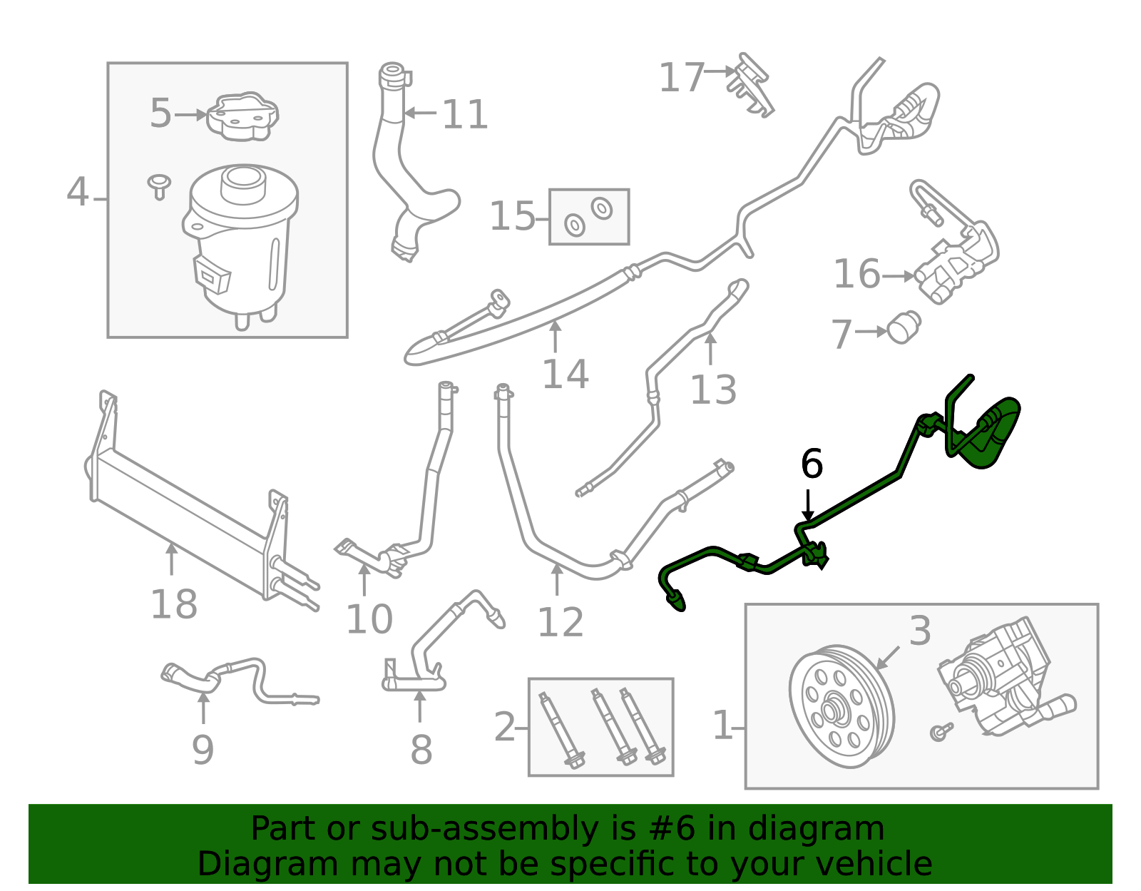 2020-2026 Ford Pressure Hose LC3Z-3A719-E | OEM Parts Online