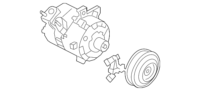 2020-2025 Ford | Motorcraft™ A/C Compressor | YCC-650 | Walls' Ford Parts