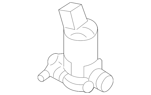 8260A227 - Washer Pump 2014-2020 Mitsubishi Mirage | Mitsubishi Direct ...