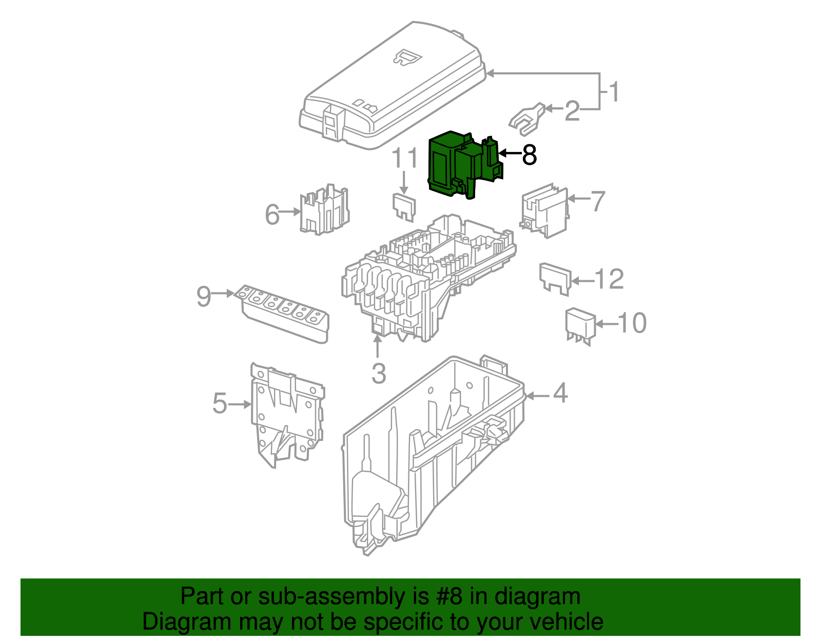 5Q0-937-503-D - Relay Plate 2015-2019 Audi | Audi OEM Parts Guy