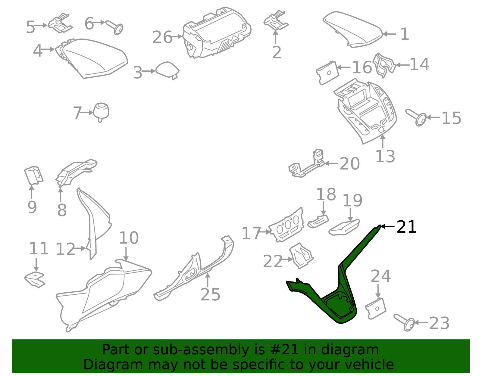 KT1Z-61044D90-AA - Lower Molding - 2019-2023 Ford Transit Connect ...