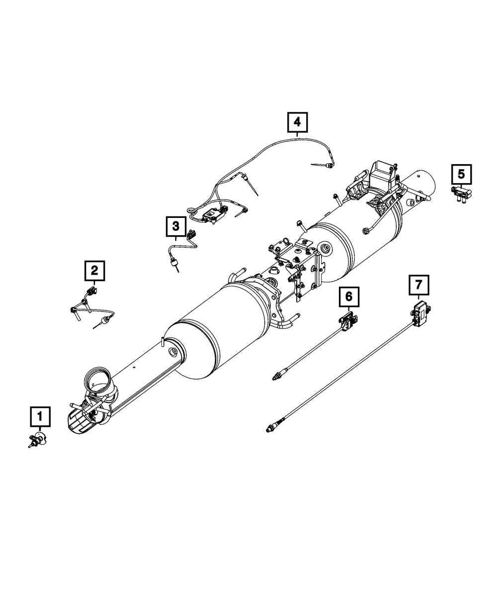 2025 Ram Exhaust Temperature Sensor 68602140AA | My Mopar Parts