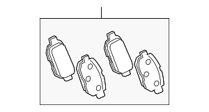 04466-12150 - Brake Pads - 2008-2015 Scion xB | Nucar Toyota Parts