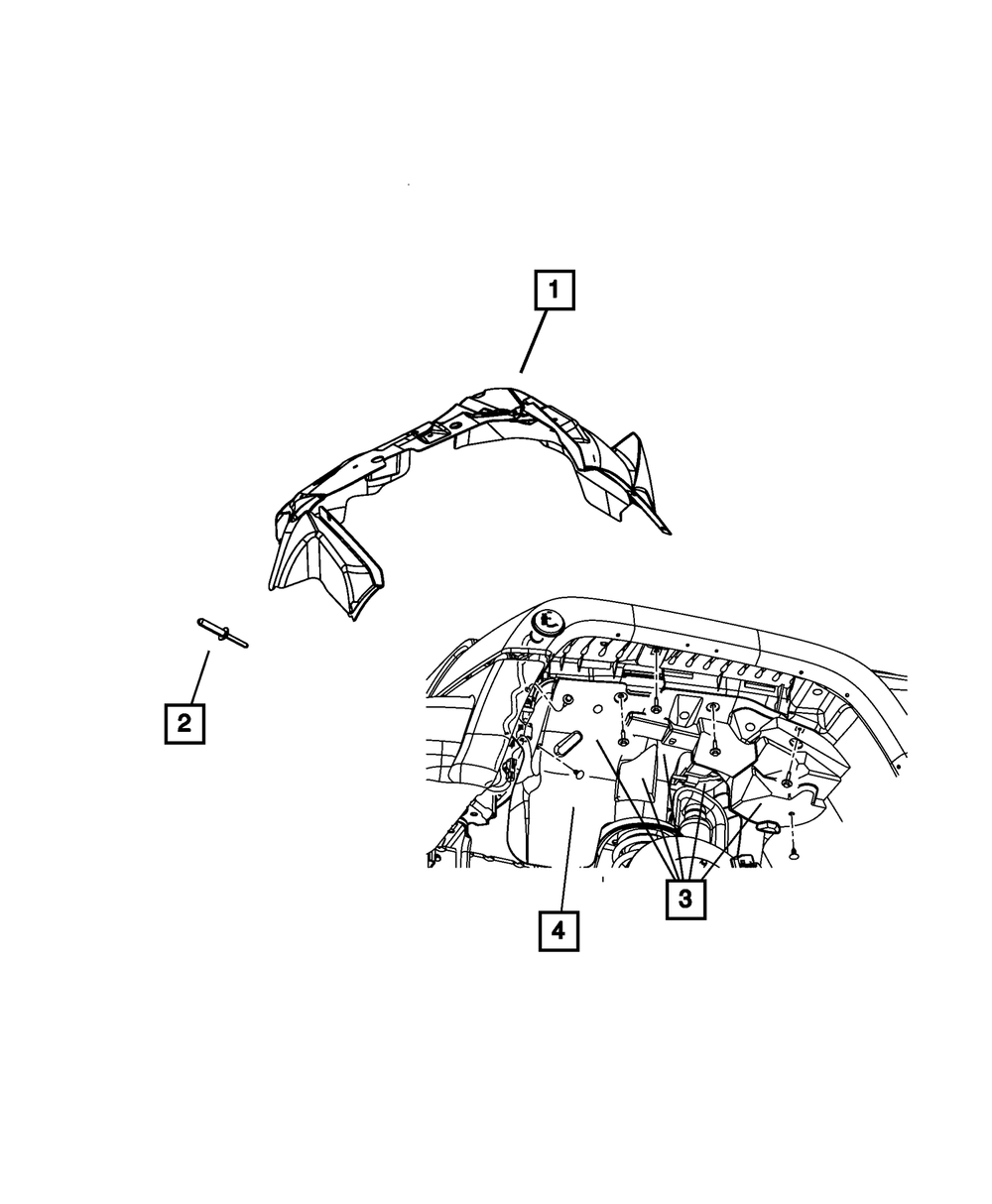 2007-2018 Jeep OEM NEW 2007-2018 Mopar Jeep Wrangler JK Front Splash ...
