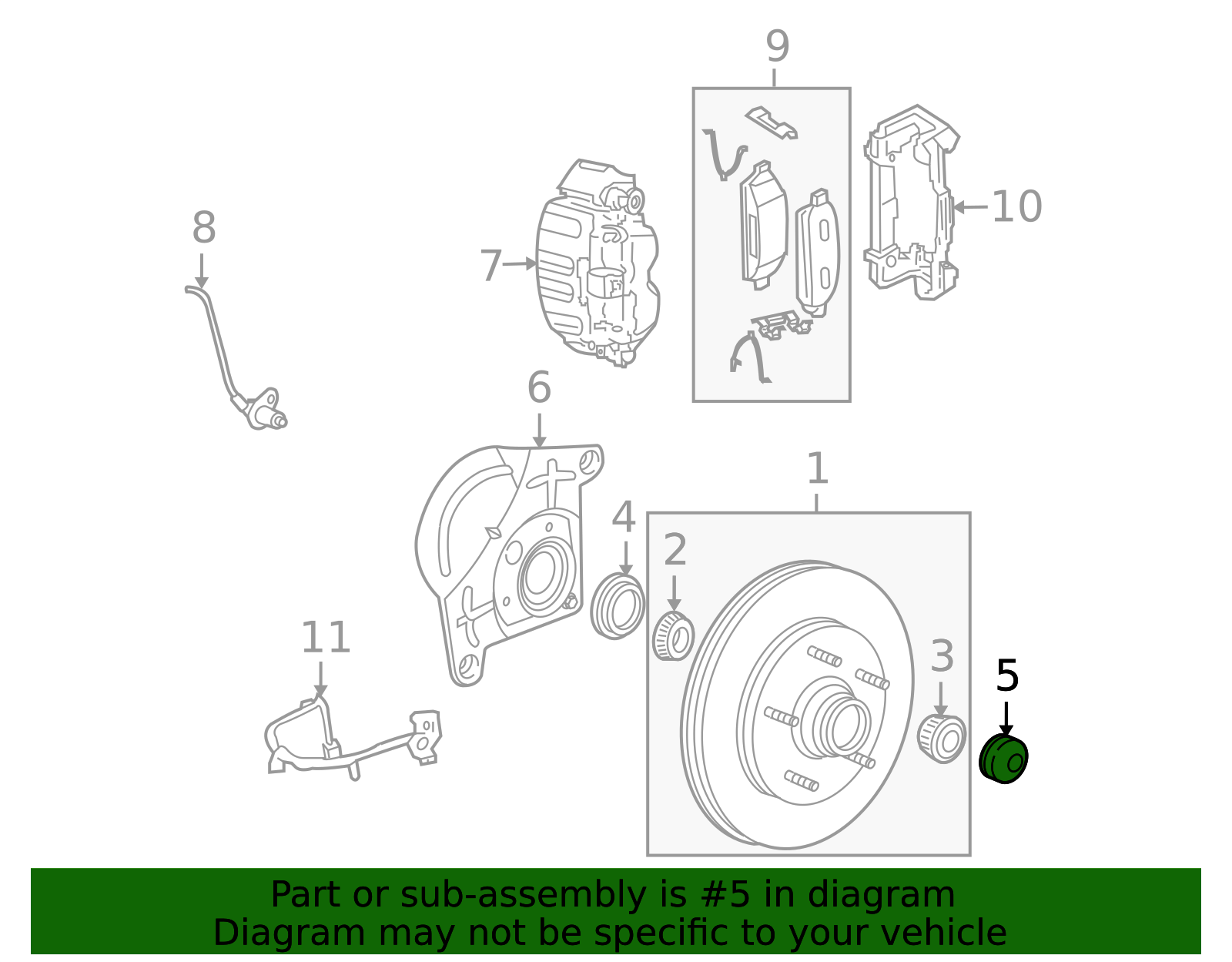 Hub & Rotor Retainer 6L3Z-3C294-AA | Awesome Parts Ford
